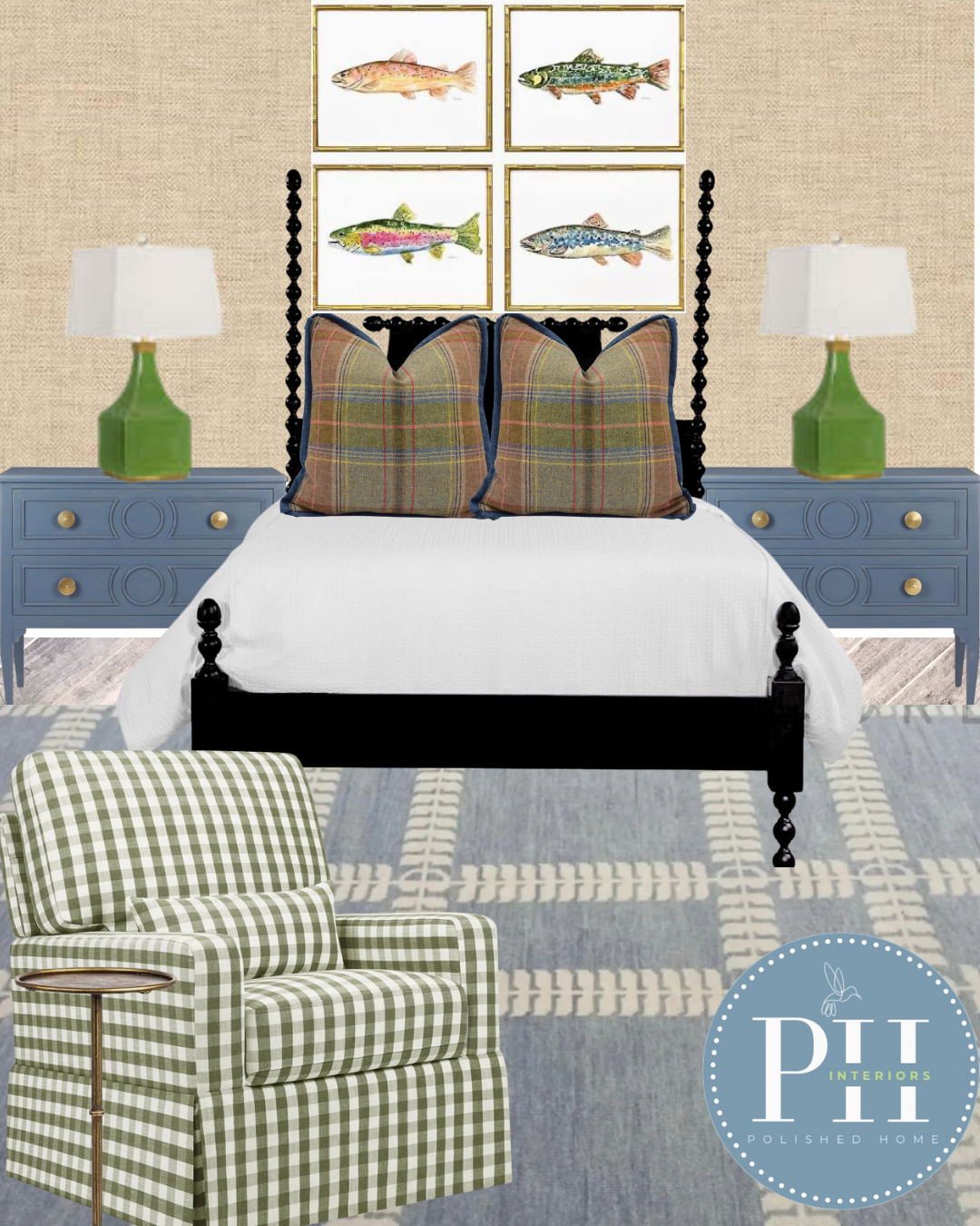 Detailed Virtual Room Design Plan – Polished Home Interiors
